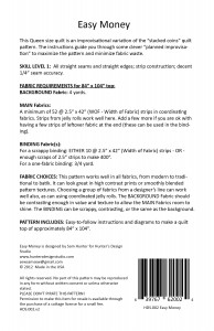 Easy Money - PDF - Hunter's Design Studio