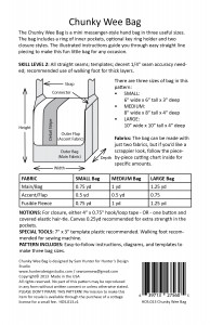 Chunky Wee Bag - PDF - Hunter's Design Studio