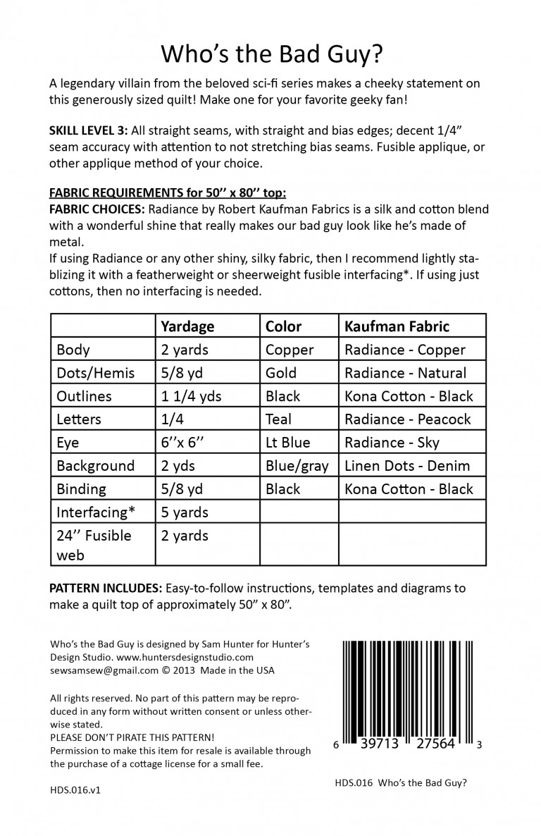 Big Star Pop - PDF - Hunter's Design Studio