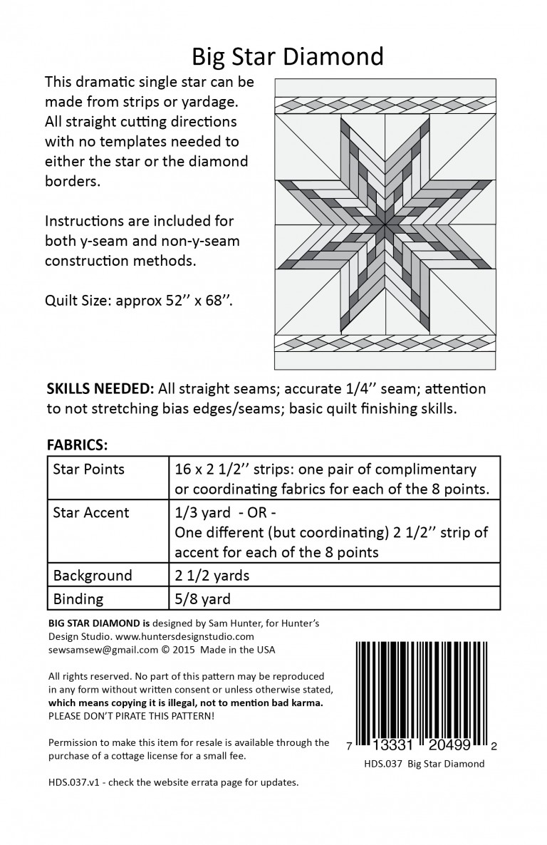 Five Stars - PDF - Hunter's Design Studio