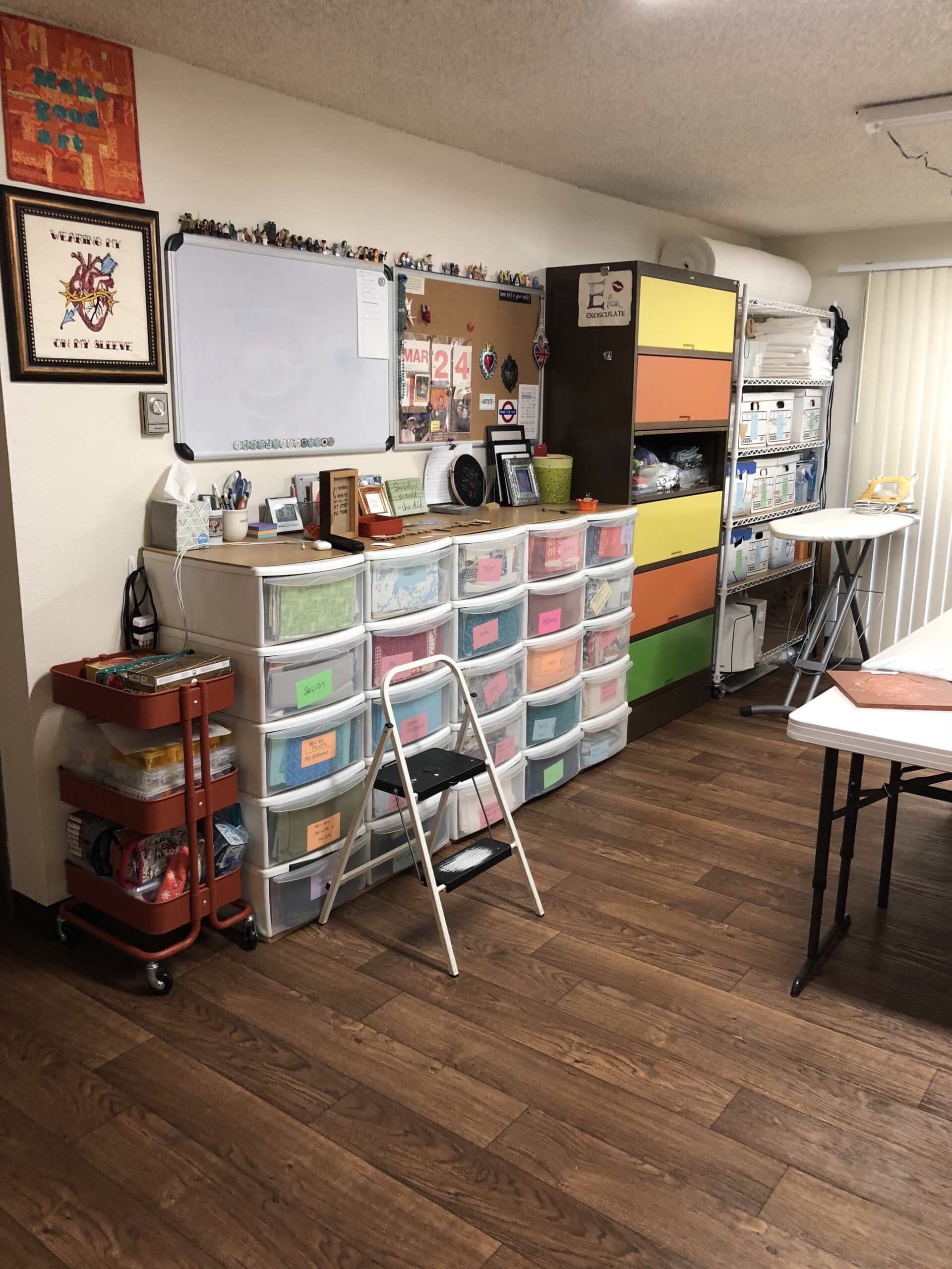 Spring Clean Your Studio Blog Hop 2018 - a vintage cabinet joins my ...