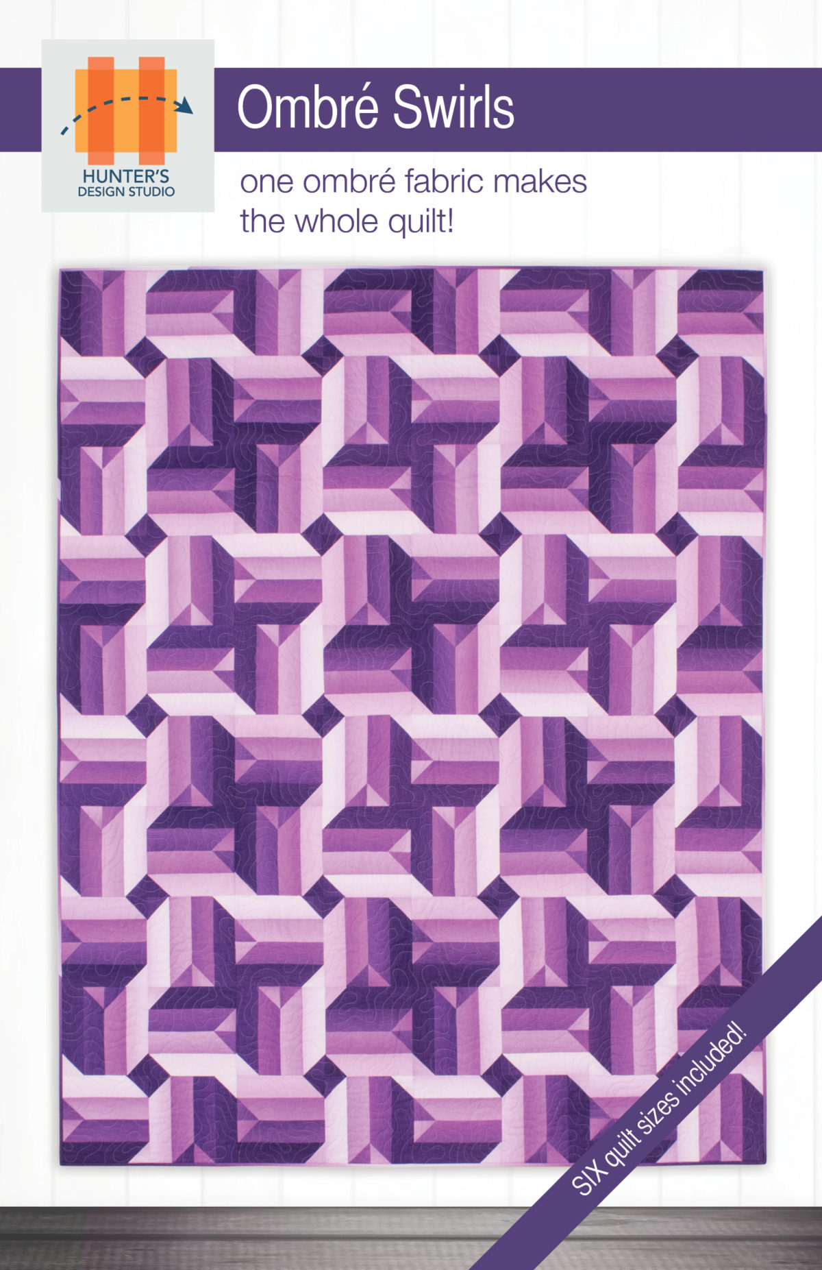 Ombré Swirls - PDF - Hunter's Design Studio