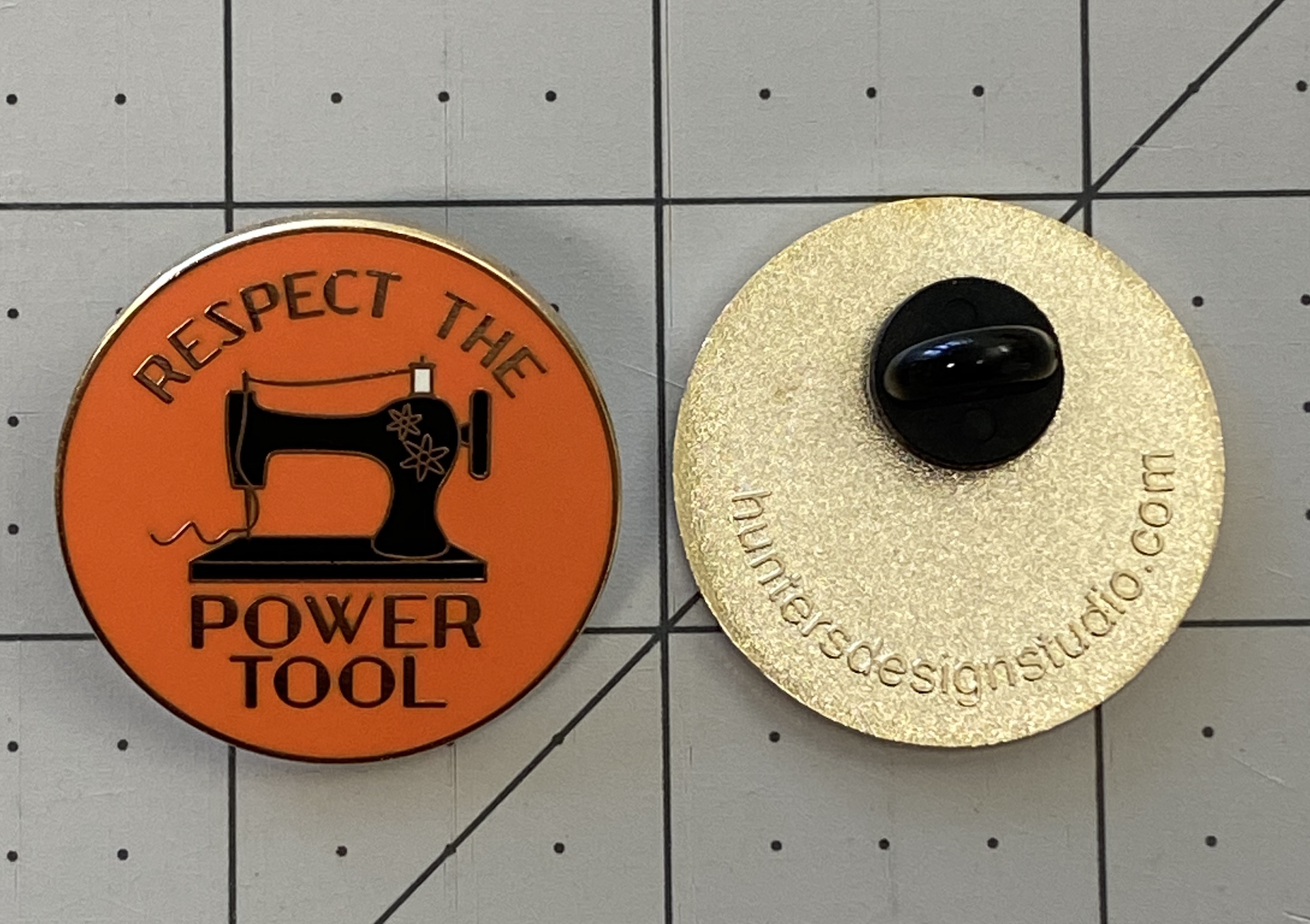 Respect the Power Tool – Enamel Pin