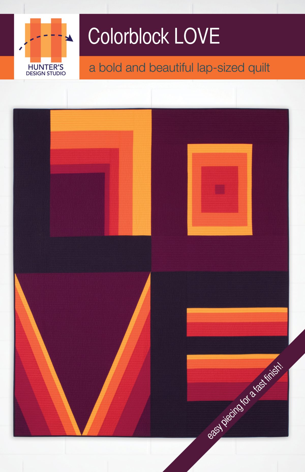 Colorblock LOVE - PDF - Hunter's Design Studio