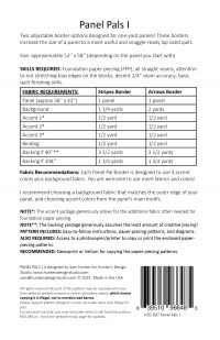 Panel Pals 1 - PDF - Hunter's Design Studio