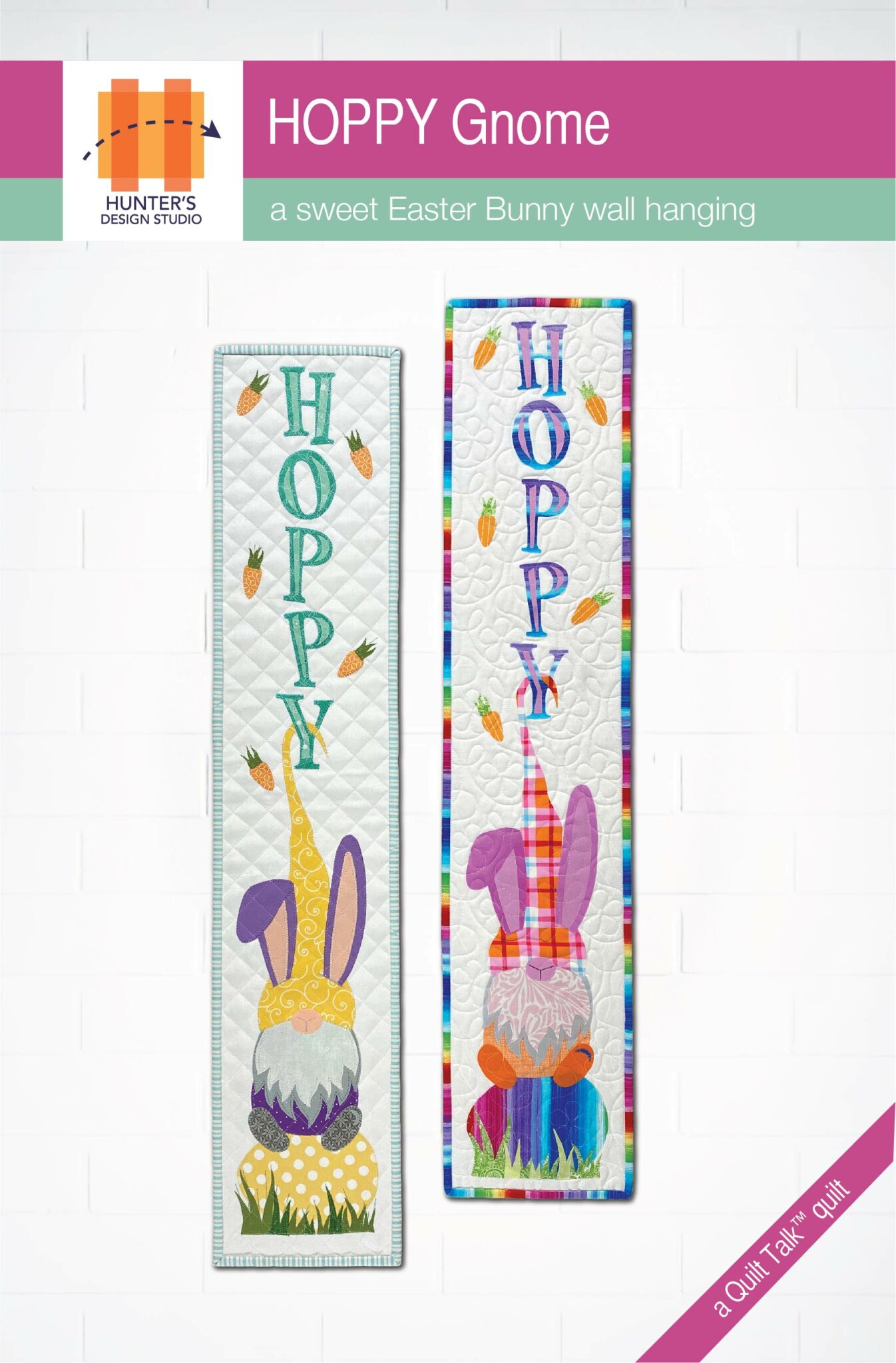 KABOOM Gnome - PDF, A Quilt Talk® Pattern - Hunter's Design Studio