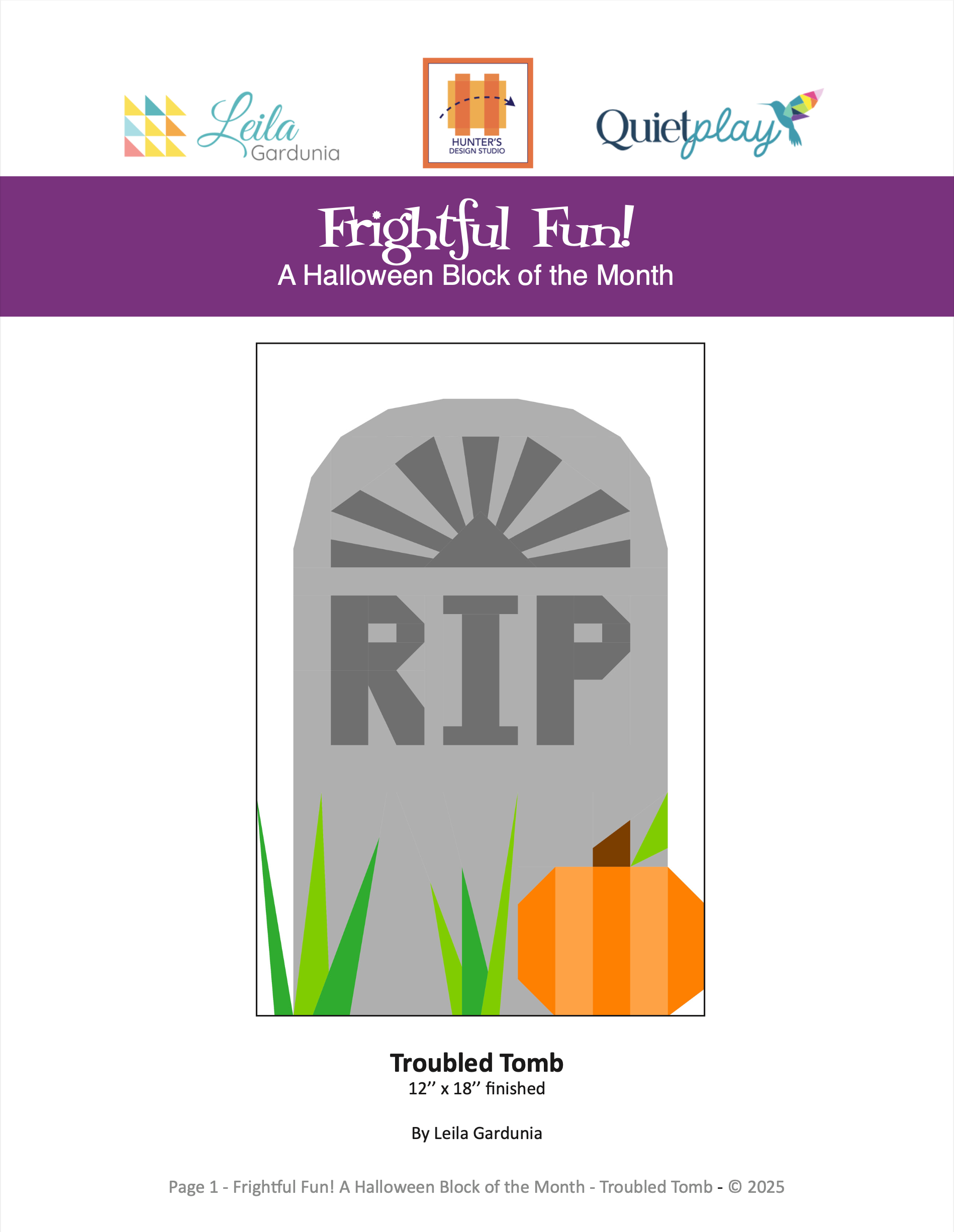 Halloween BOM Patterns - Hunter's Design Studio